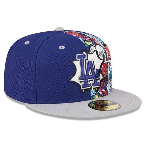Mens Los Angeles Dodgers New Era Royalgray 2025 Mlb Diamond Hero