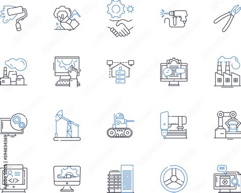 Constructor Line Icons Collection Blueprint Hardhat Framework