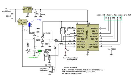 intelligent battery charger pic16f628 electronic circuits schematics diagram free