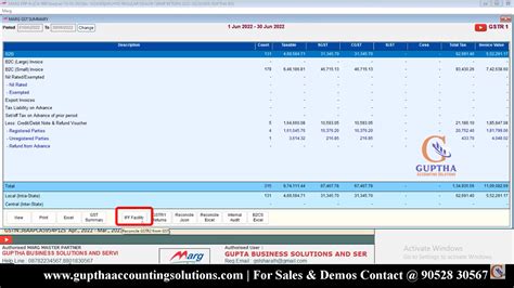 how to export qrmp returns into excel csv json formats in marg erp in