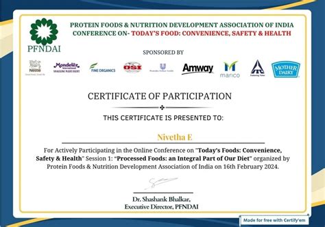I Am Glad To Share That I Have Completed Two Sessions In Pfndai Thank