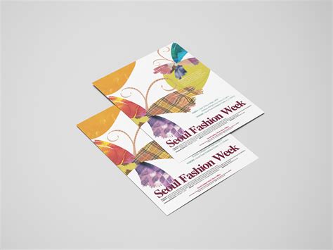 서울패션위크 포스터 디자인 전단지·포스터·인쇄물 포트폴리오 크몽
