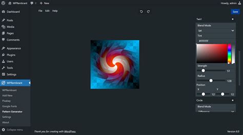 Procedural Pattern Generator Addon For Wprembrant Image Editor By Andrasweb