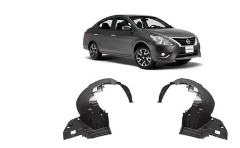 Par Set Tolvas Salpicadera Nissan Versa 2017 2018 2019 Envío Gratis