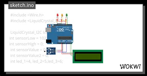 TDR LED LCD Wokwi ESP STM Arduino Simulator