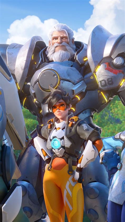 Wallpaper Tracer Overwatch Girl