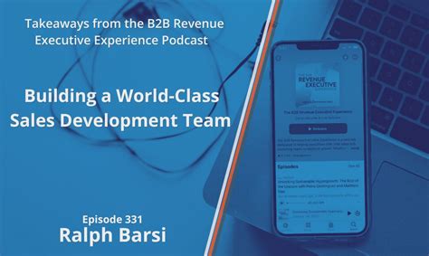 Building A World Class Sales Development Team Visualize Inc