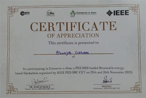 biswajit ghatuary on linkedin ieee cet hackathon ieeepes