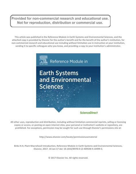 Pdf Plant Macrofossil Introduction