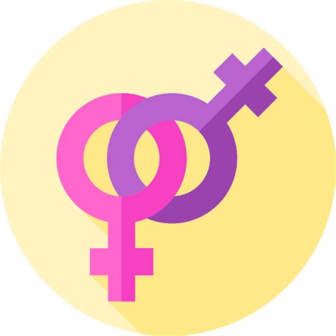 Gender Fluid Flat Circular Flat Icon