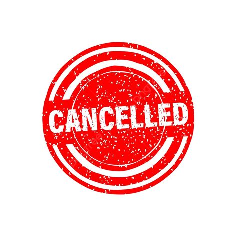 Sello Png Cancelado