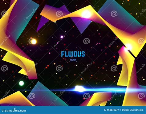 Fluid Colorful Gradient Background Stock Vector Illustration Of Organic Design 163579277
