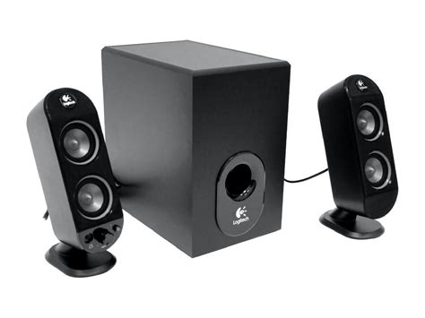 Logitech X 230 2 1 Black Speakers