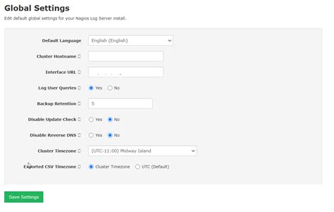 Timezone Will Not Save Nagios Support Forum