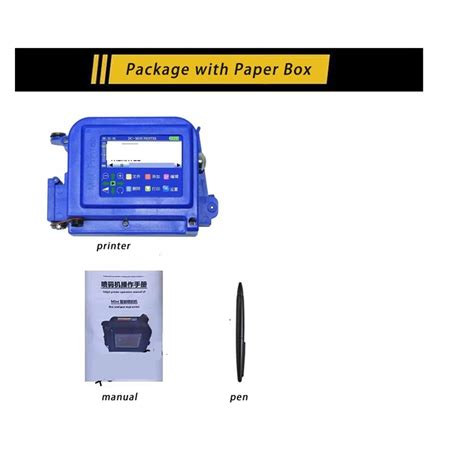 Mini Portable Printer Qr Bar Batch Code Logo Label Portable Handheld