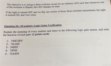 [solved] The Objective Is To Design A Three Switches Circu