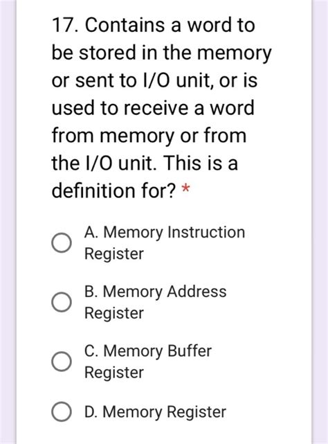 Solved 1 What Characteristic Of Random Access Memory Ram