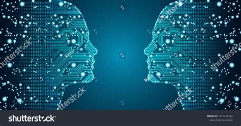 big data artificial intelligence machine learning stock vector royalty
