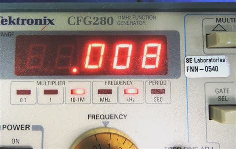 Tektronix Cfg280 Function Signal Generator 11mhz Cfg 280 For Sale Online Ebay