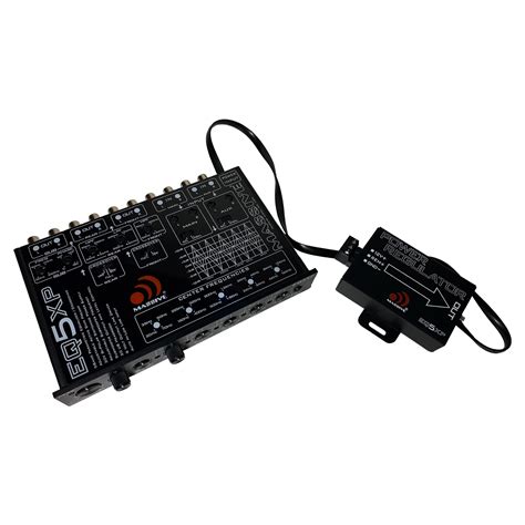 eq5xp 5 band car audio parametric equalizer crossover signal proce