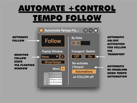 Automate Tempo Follow Version 10 By Abletonkurse On