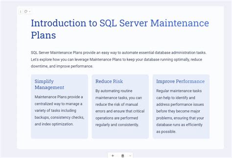 How To Create A SQL Server Presentation In Minutes Using AI In Gamma