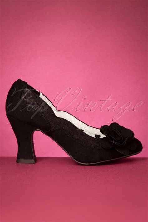 Ruby Shoo Escarpins Chrissie Années 50 En Noir Acheter Chez Topvintage