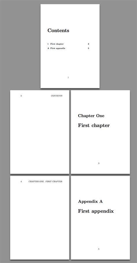 Appendix Numbering TeX LaTeX Stack Exchange