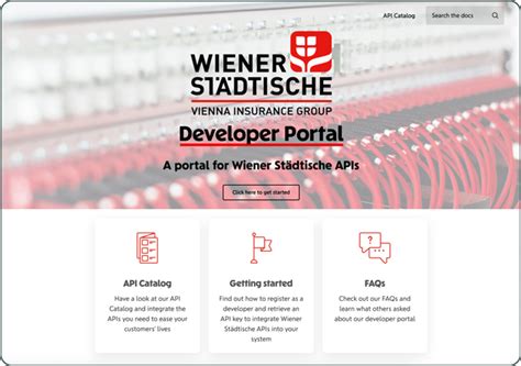 Developer Portal Products Viesure