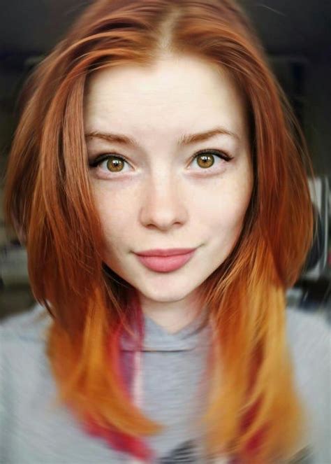 Фотографии девушек с рыжими волосами и карими глазами