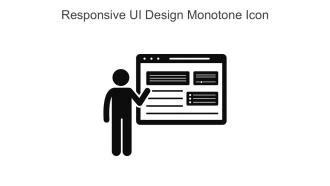 Responsive UI Design Monotone Icon In Powerpoint Pptx Png And Editable