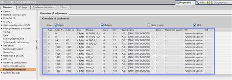 Siemens S7 1200 Plc Configuration Cpu Startup Memory Time And Protection Settings