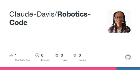Github Claude Davis Robotics Code