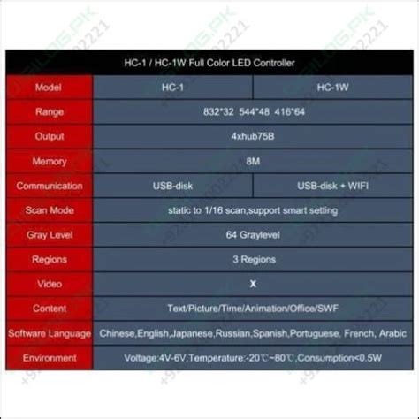Usb Full Color Led Display Controller Hc 1 In Pakistan Digilog Pk