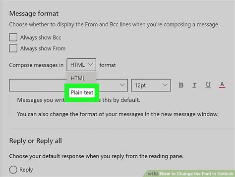 Easy Ways To Change The Font In Outlook WikiHow Life