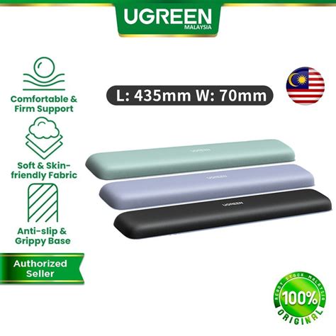 UGREEN Wrist Rest Pad Mechanical Keyboard Pad Ergonomic Support Pad Comfortable Relief Non Slip
