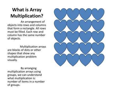 multiplication using arrays ppt download