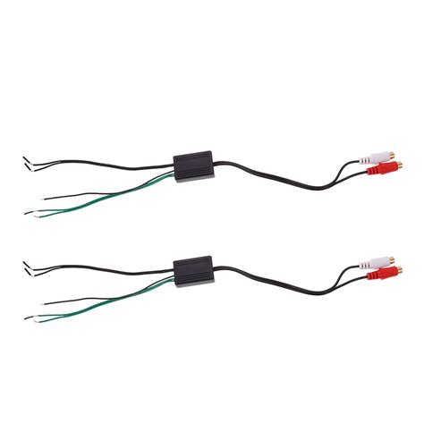 WHAMVOX Pcs Audio Adapter Cable Line Output Converter For Subwoofer To Speaker Wire Walmart Com