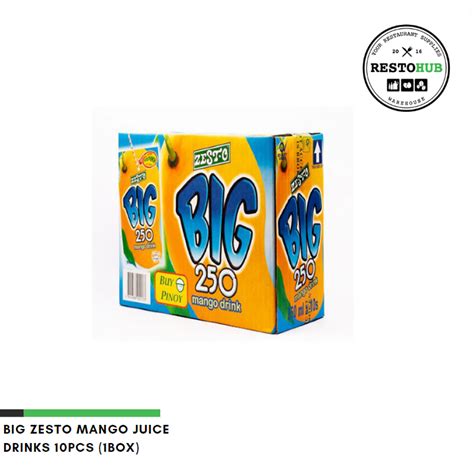 Zesto Box Juice 200 250ml Packs Shopee