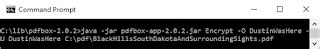 Inspired By Actual Events Apache PDFBox Command Line Tools No Java Coding Required