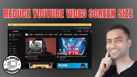 How To Reduce YouTube Video Screen Size Quick Tutorial YouTube