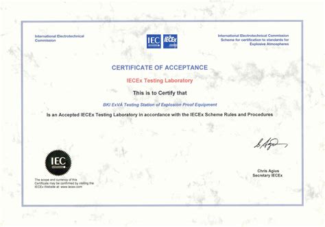 IECEx Certification Deming Certification Services Pvt Ltd