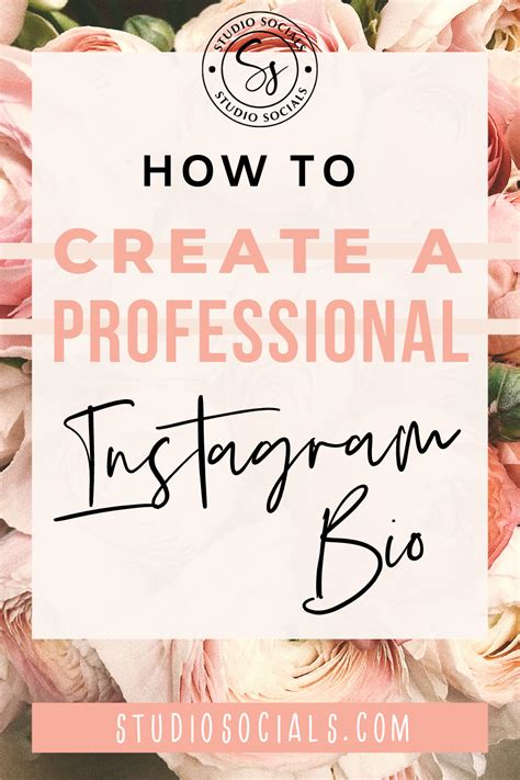 How To Create A Professional Instagram Bio | Instagram bio, Instagram advice, Instagram ...