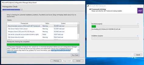 Mecm Kurulum Sihirbazında Uyarı Olarak Alınan “recommended Version Of