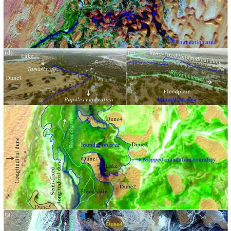 Images Illustrating The Extraction And Measurement Of The Inundation