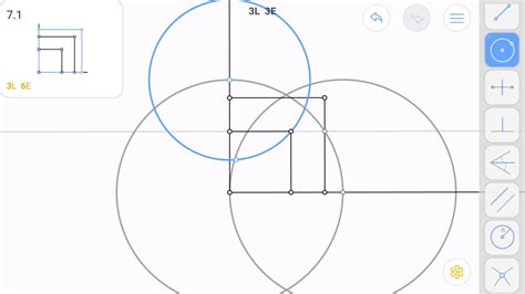 Euclidea 7 1 Eta 1 Solution Walkthrough Youtube