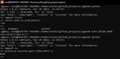 Oserror Cudahome Environment Variable Is Not Set Please Set It To