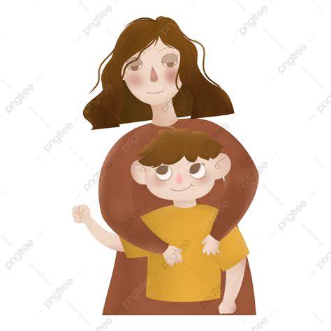 귀여운 핸드 드로잉 모자 일 러 스 트 인물 일러스트 소재 엄마와 아이 그림 패션 인물 원소 Png 일러스트 및 Psd 이미지 무료 다운로드 Pngtree