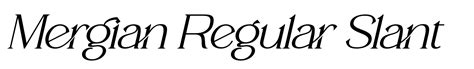 Mergian Regular Font Webfont And Desktop Myfonts