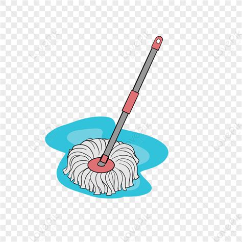 Round Mop 클립 일러스트 아트 대걸레 하얀 일주 Png 일러스트 무료 다운로드 Lovepik